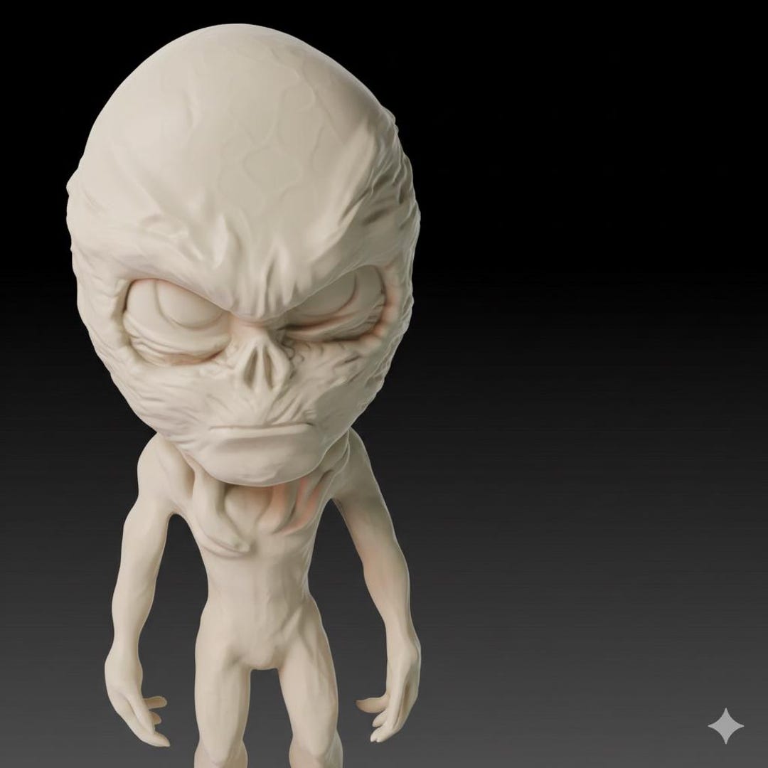 Chibi Vecna STL | Stranger Things Cute Horror 3D Print Model | Chibi ...
