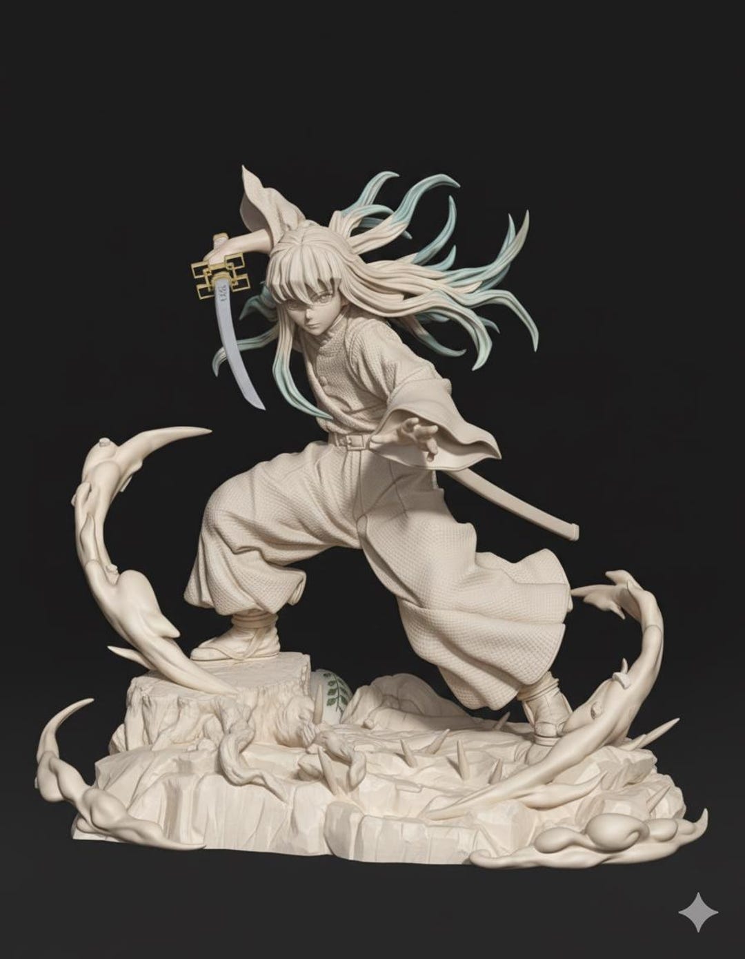 Muichiro Tokito STL | Demon Slayer 3D Print Model | Mist Hashira Anime ...