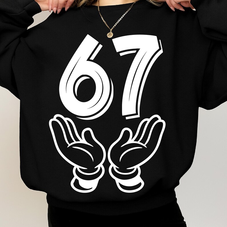 67 PNG | Six Seven Clipart Design for Shirts & Crafts | Printable 67 ...
