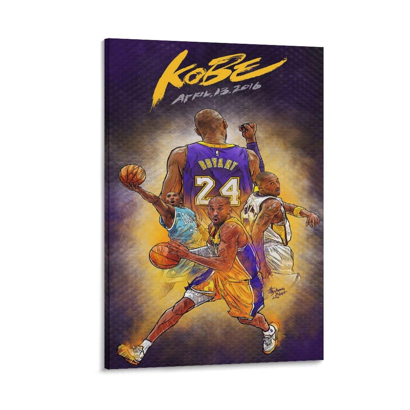 Black Mamba Basketball Kobe Poster Picture Print Living Room Walls ...
