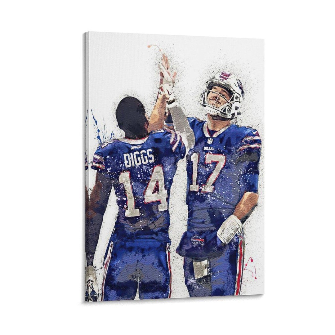 Josh Allen and Stefon Diggs American Football Poster Picture Print ...