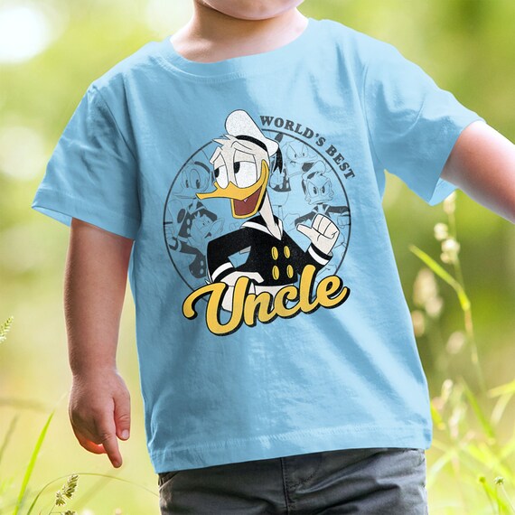 Disney Donald Duck World's Best Uncle Circle Portrait | Etsy