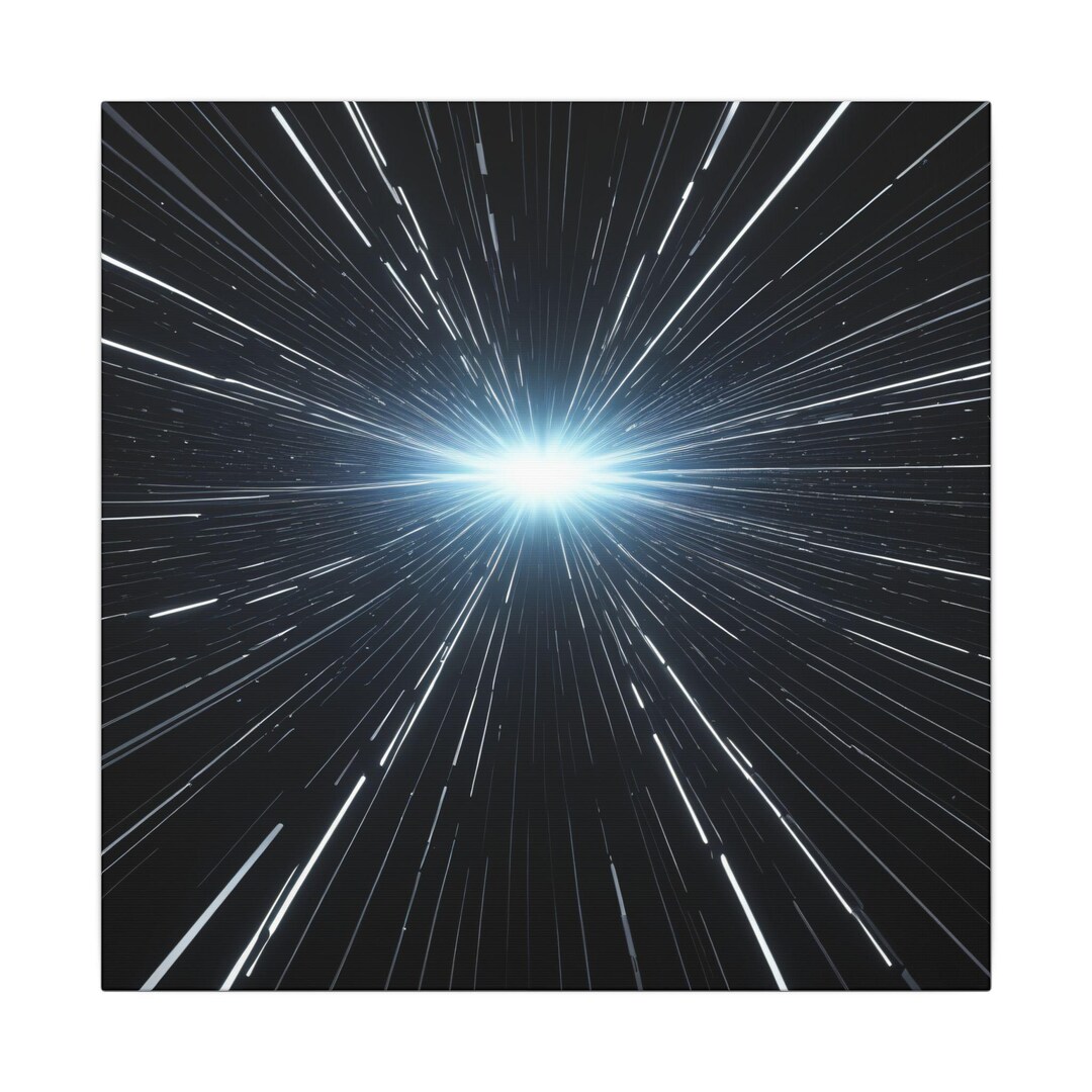 Cosmic Burst - Stellar Light Explosion Art Wall Art - Etsy
