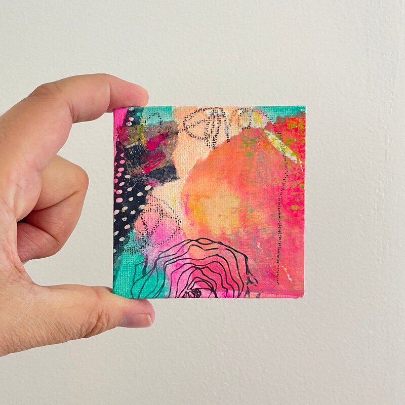 Small Abstract Art - Etsy