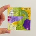 Tiny Art on Easel, Unique Original Abstract Painting, Canvas Painting ...