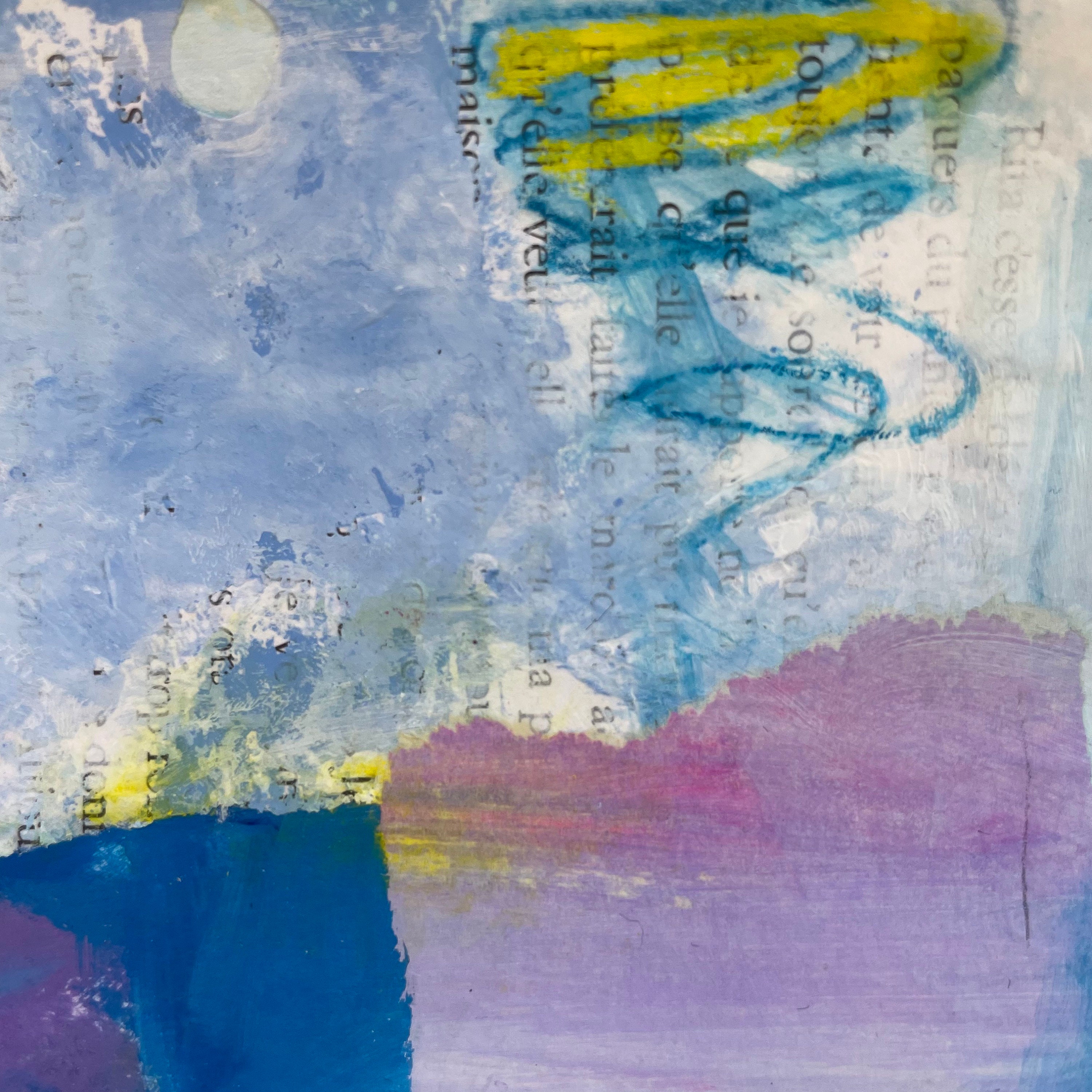 Small Original Abstract Painting, Abstract Art Mini, 6x6 Original Art ...