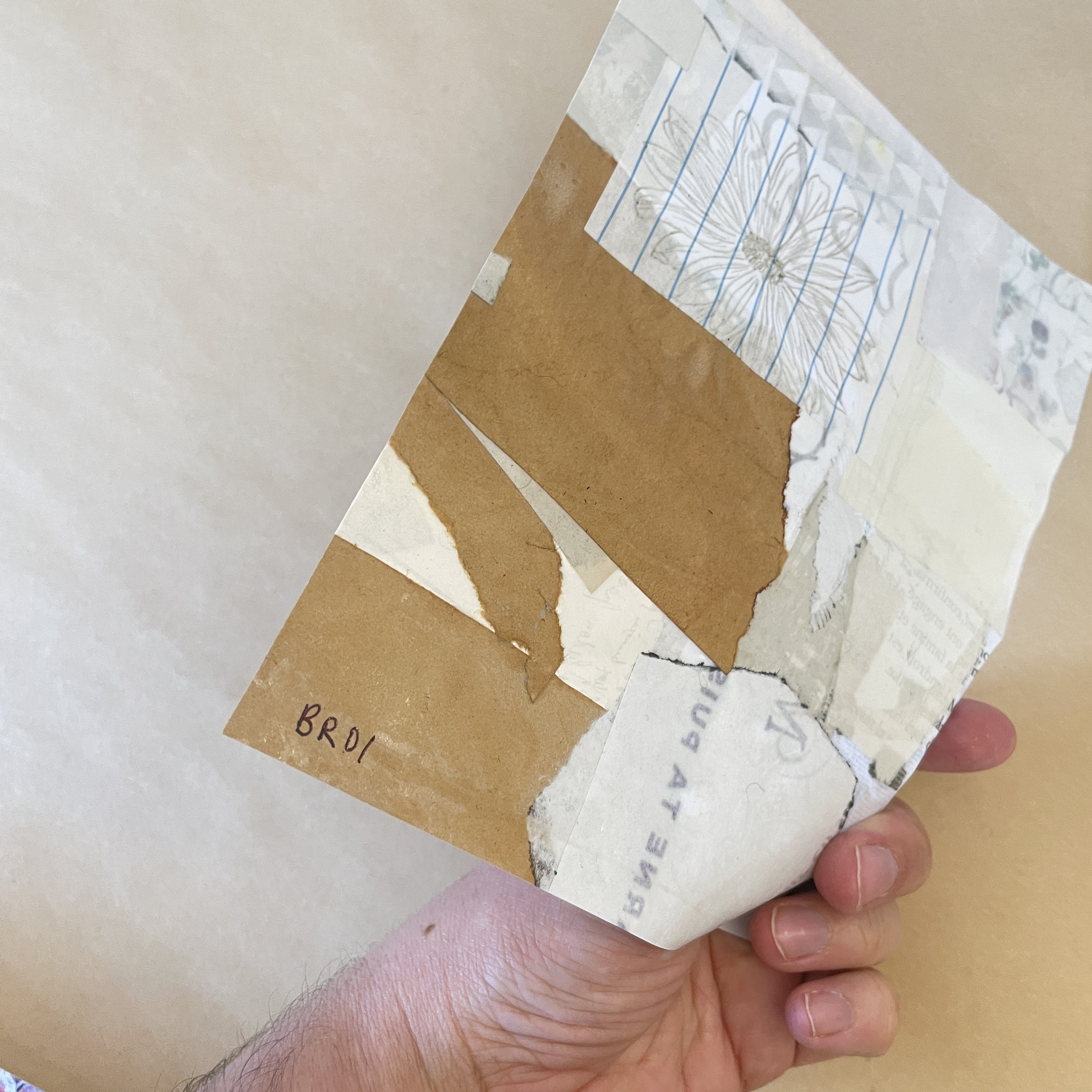 Masterboard Collage Sheet, Neutral Collage Papers, Distressed Collage ...