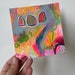 Small Painting on Paper, Painting Original, Wall Art on Paper ...