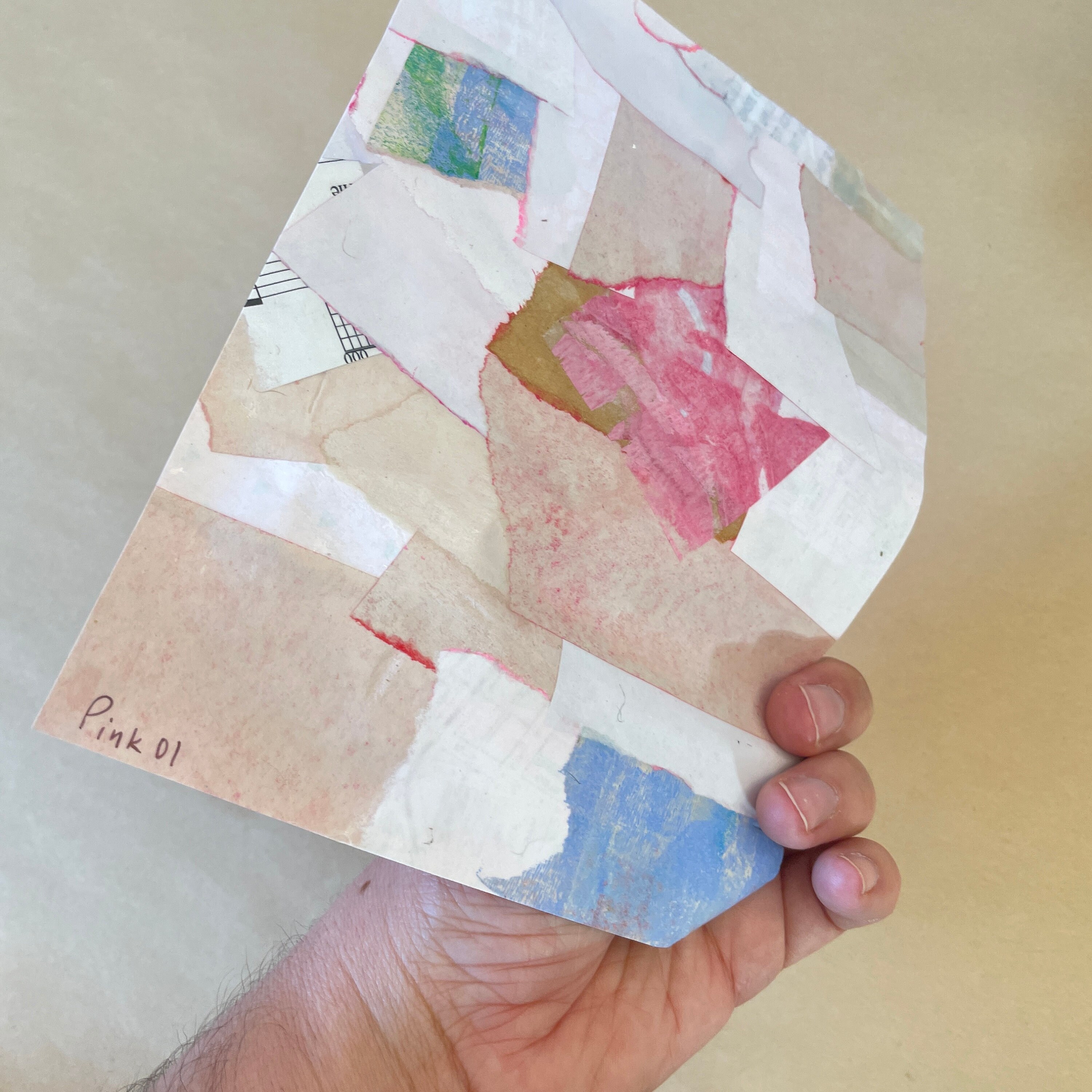 Masterboard Collage Sheet, Pink Collage Papers, Purple Collage Art ...