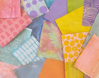 Mixed Media Hand Painted Papers - Etsy