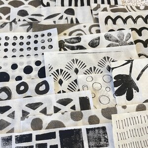 Transparent Collage Paper, Rice Paper, Black Stencil Collage, Art ...