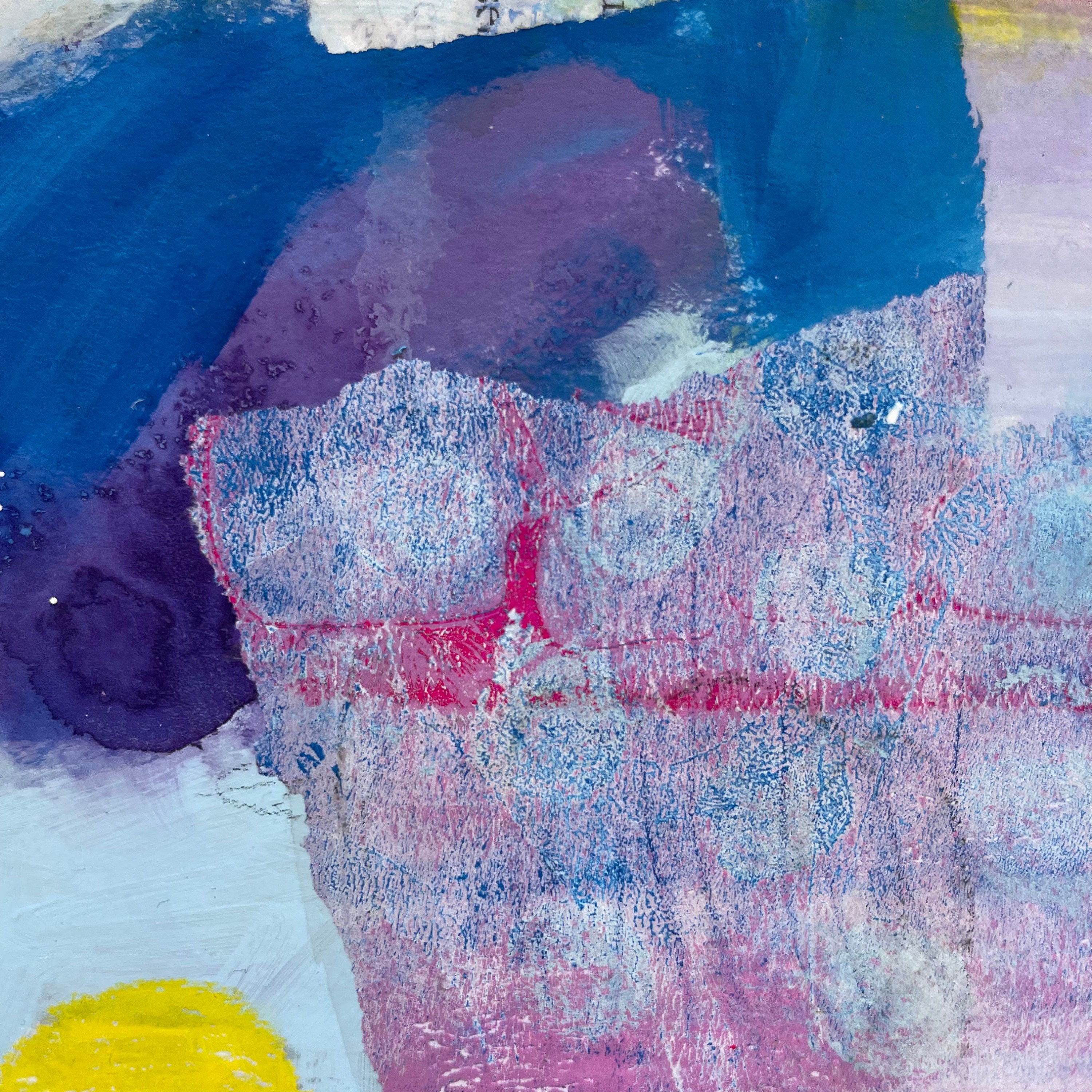 Small Original Abstract Painting, Abstract Art Mini, 6x6 Original Art ...