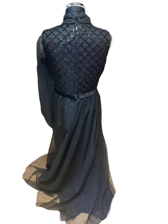 Split Front Sequin Gown - Gem