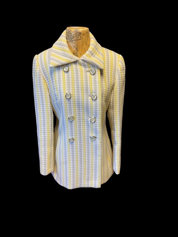 1960’s Mod Yellow/Grey/White Jacket - Gem