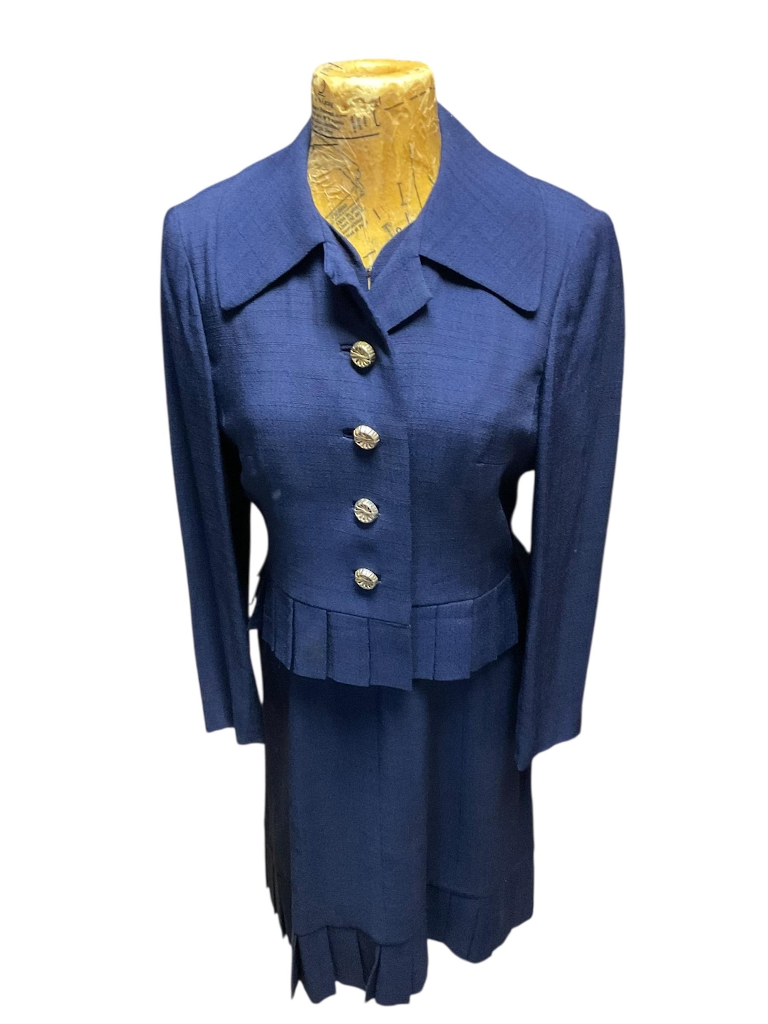 Miss Stella Navy Dress and Matching Jacket - Etsy
