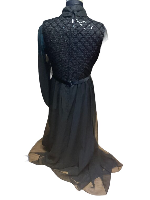 Split Front Sequin Gown - Gem