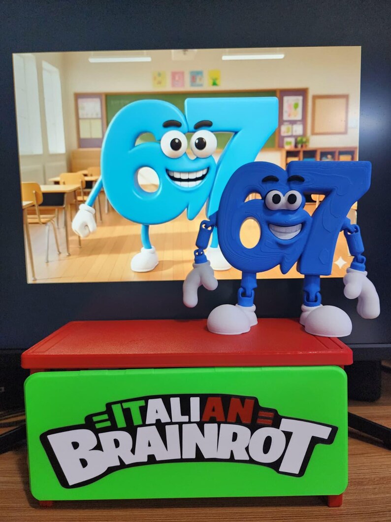 67 (six Seven) MEMEE - Italian Brainrot Action Figure - Limited Edition ...
