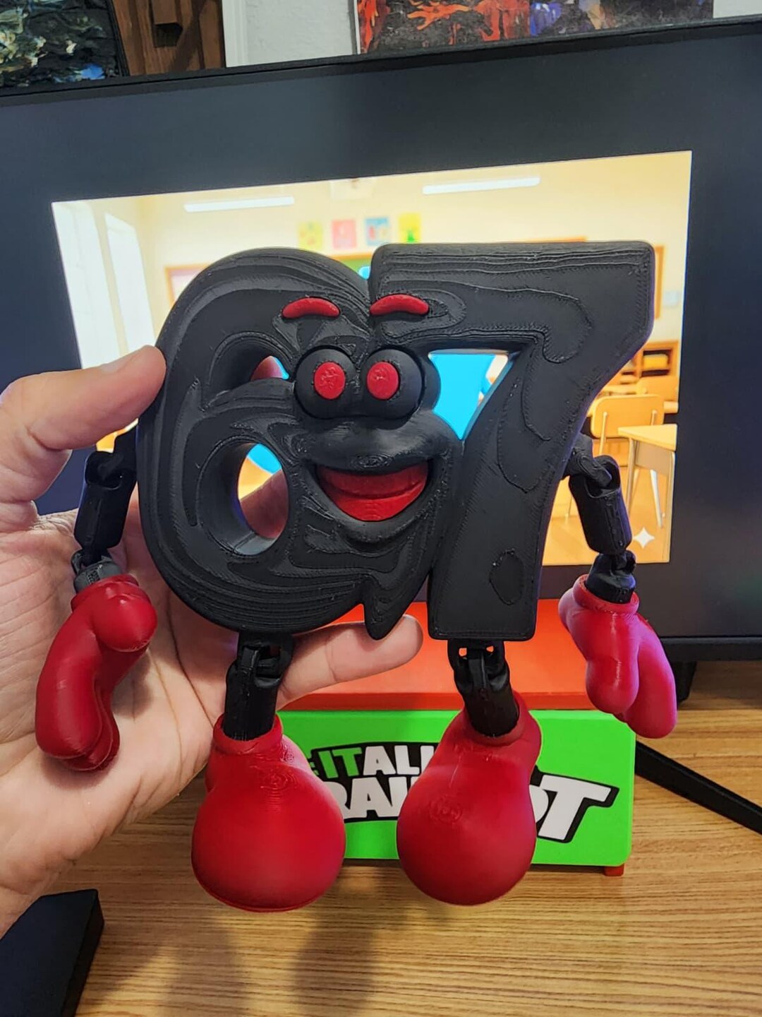 EVIL 67 - Italian Brainrot Toy Limited Edition - Etsy