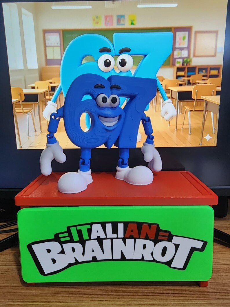 67 (six Seven) MEMEE - Italian Brainrot Action Figure - Limited Edition ...