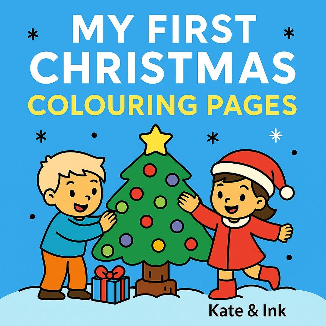 My First Christmas Colouring Pages | 20 Printable A4 Sheets | Kids ...