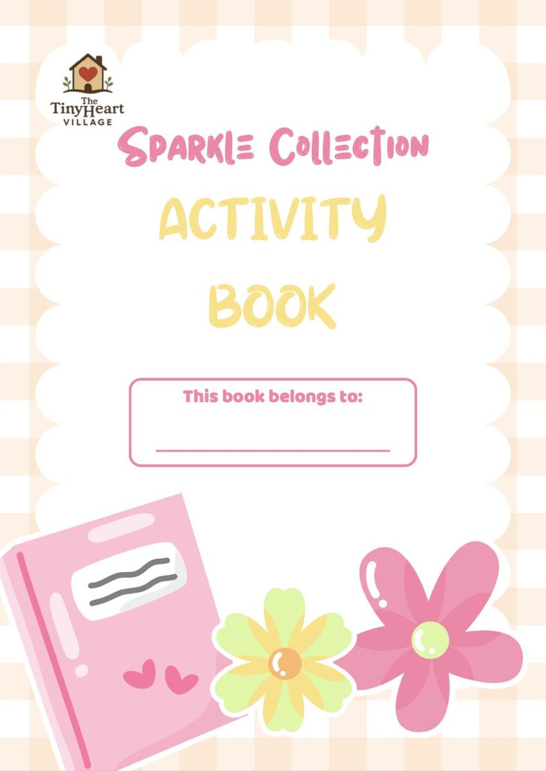 Toddler Activity Book-sparkle Collection - Etsy