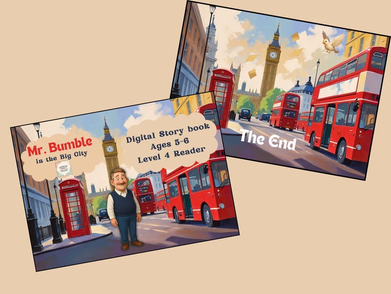 Mr. Bumble in the Big City | Kids Book Ages 5–6 - Etsy