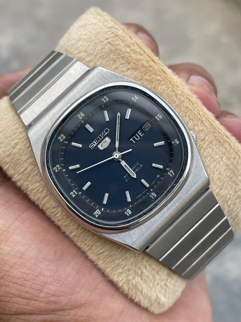 Vintage Seiko 5 Mens Automatic Watch Day Date 6119 - Etsy
