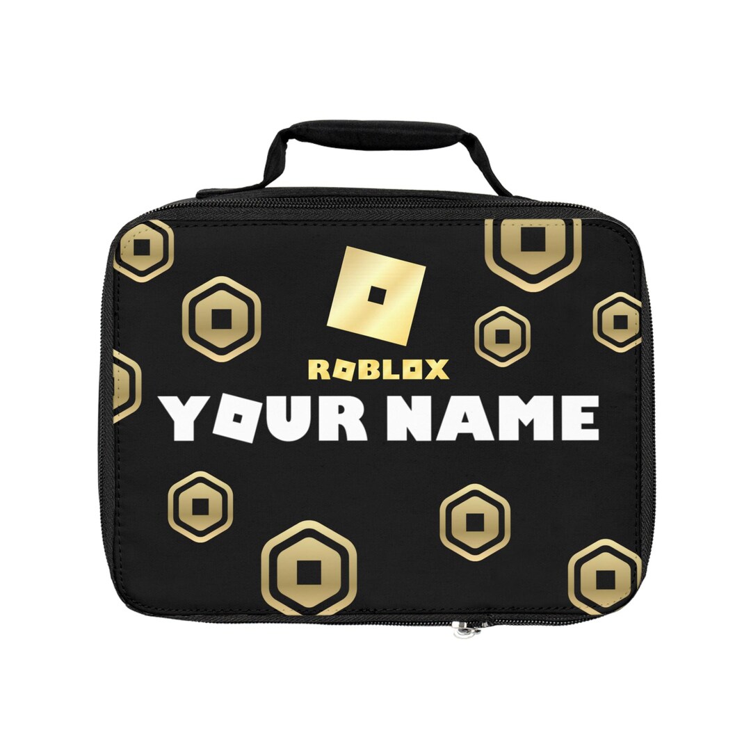 Roblox Lunch Bag - Personalized Gamer Lunchbox for Kids, Custom Roblox ...