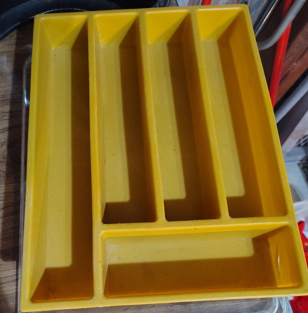 Vintage Plastic Silverware Drawer Organizer - Etsy