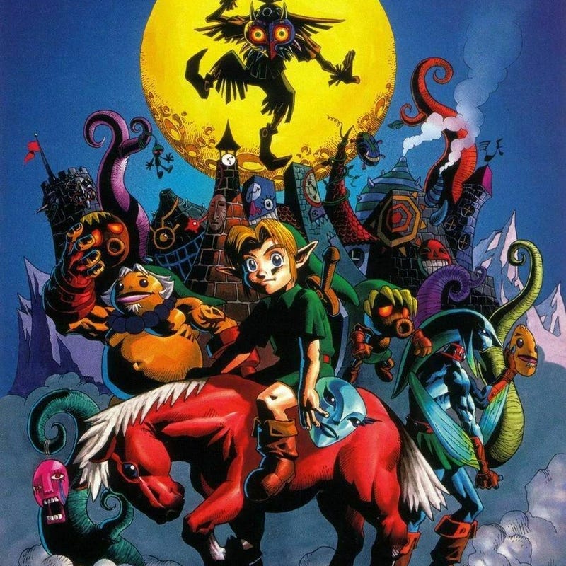 Zelda Majora Mask Poster - Etsy
