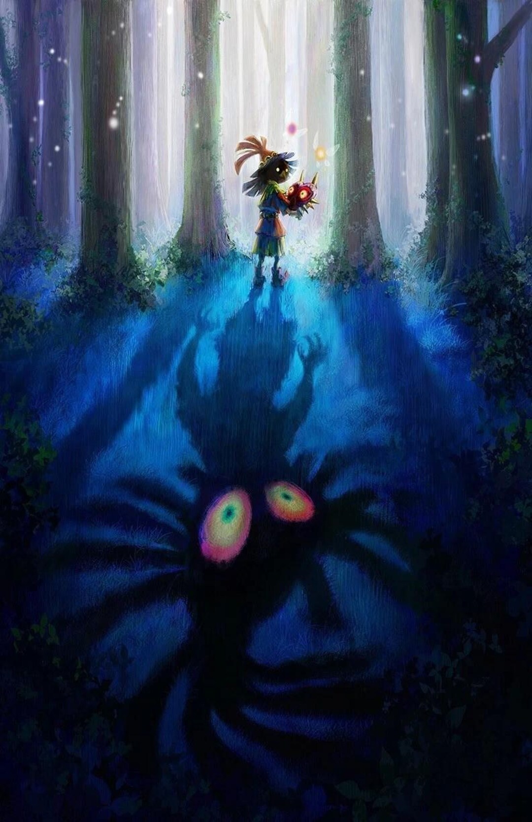 The Legend of Zelda Skull Kid Poster - Etsy
