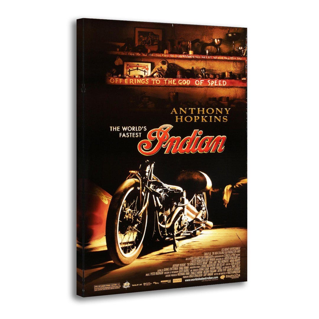 World's Fastest Indian Wall Art Poster Picture Print Living Room Walls ...