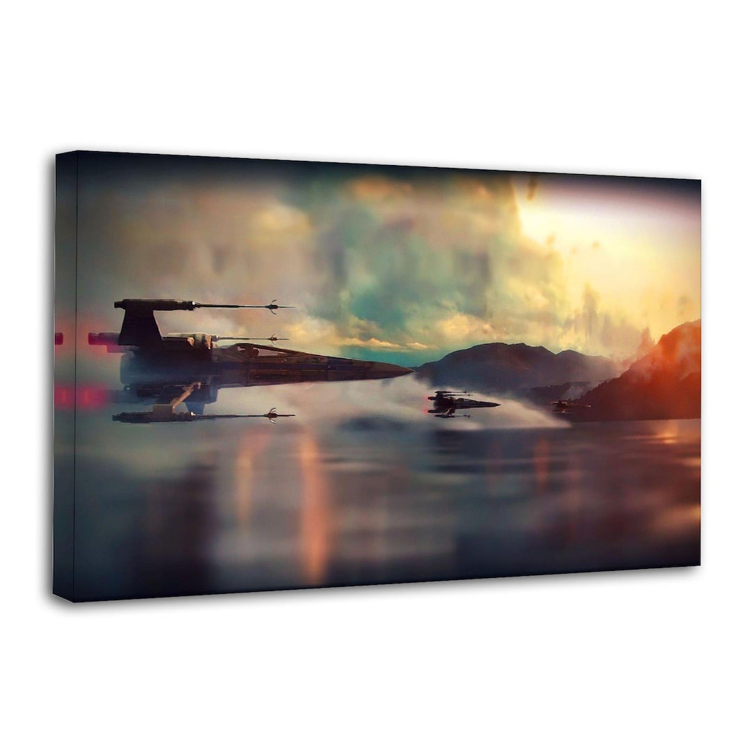 Force Awakens Teaser X-wing Super Wall Art Poster Picture Print Living ...