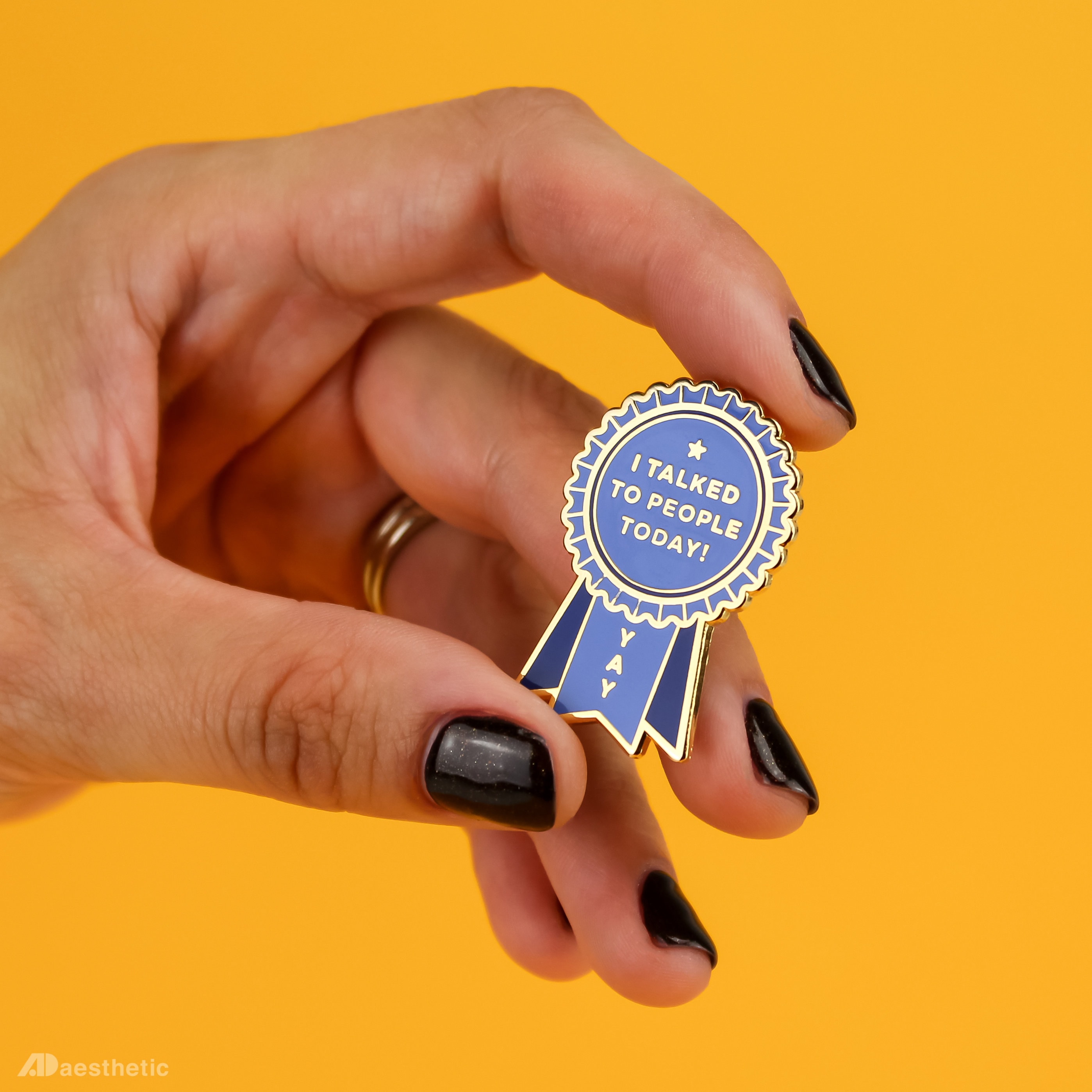 Introvert Award Enamel Lapel Pin - Etsy Australia