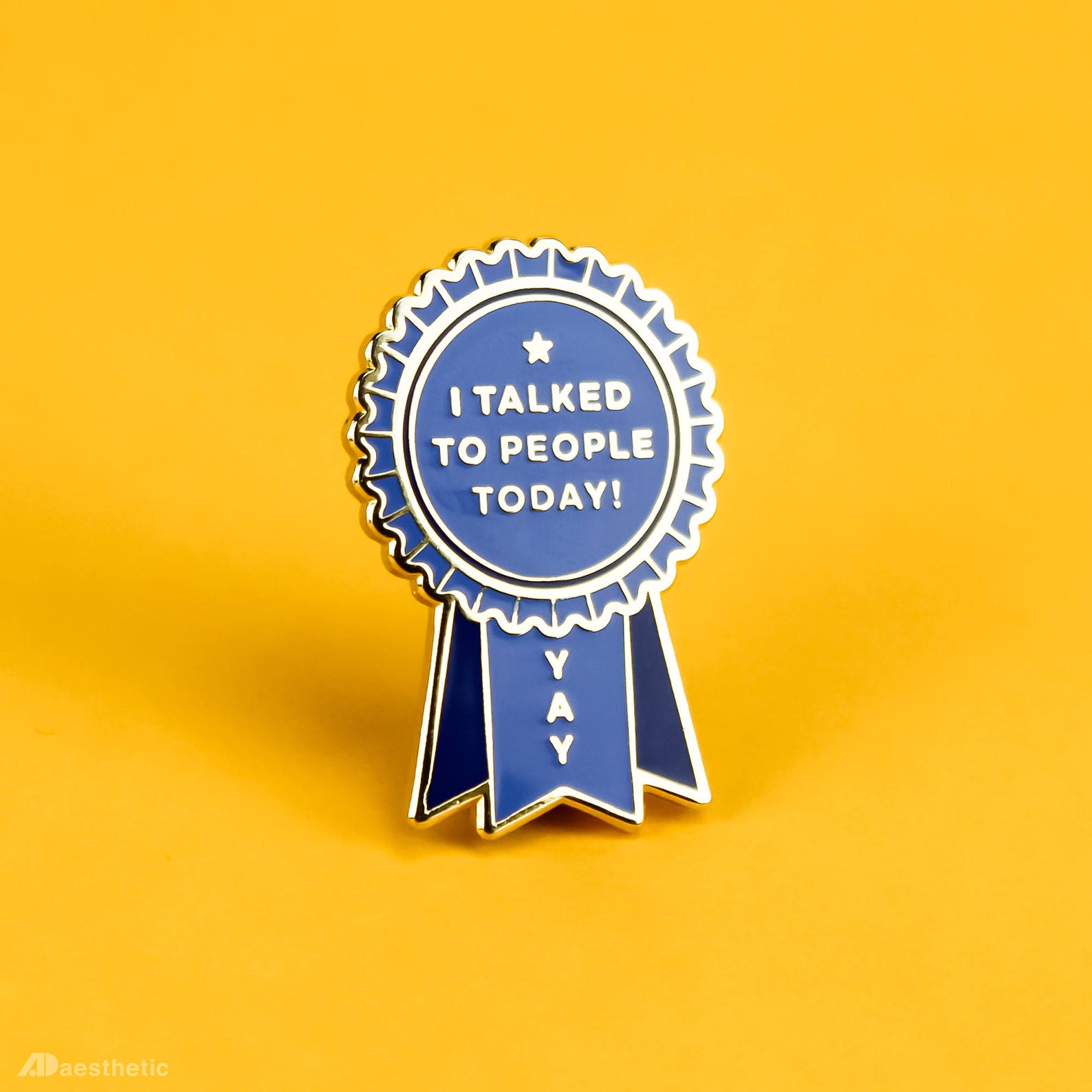 Introvert Award Enamel Lapel Pin - Etsy