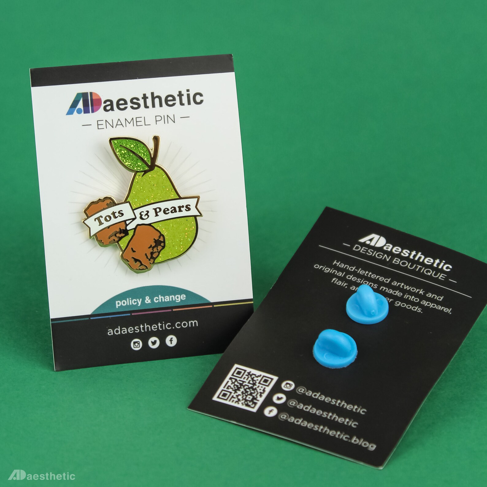 Tots and Pears Enamel Lapel Pin | Etsy