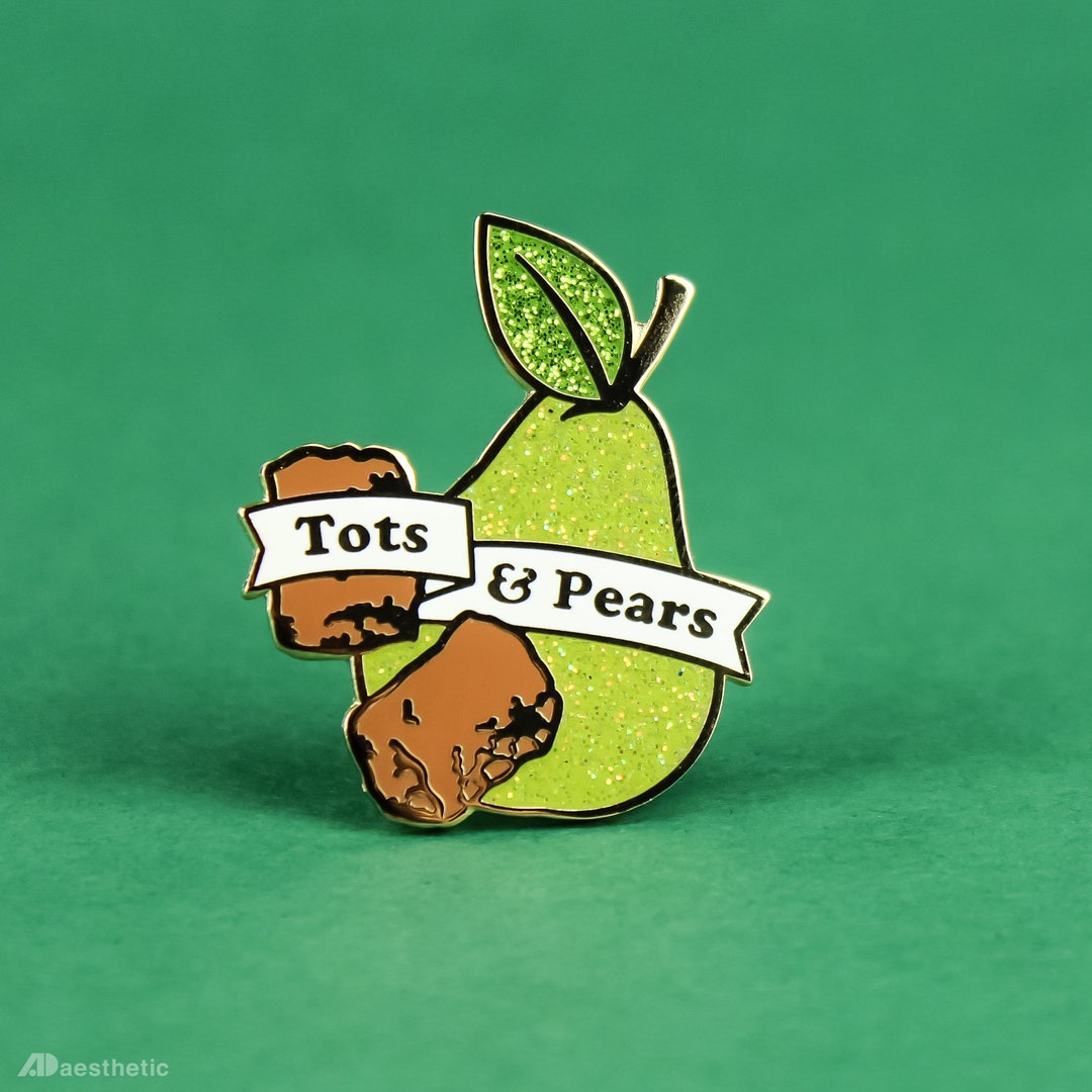 Tots and Pears Enamel Lapel Pin - Etsy
