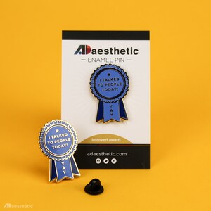 Self-care Award Enamel Lapel Pins - Set of Three - Etsy