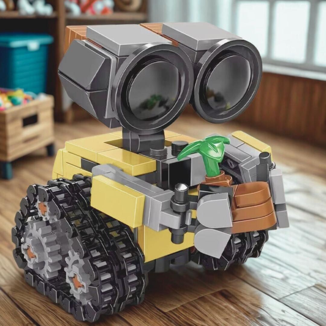 Mini Wall-e Building Block Kit, Classic Movie Model Assembly Toy ...