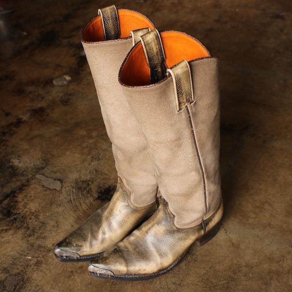 Metal Tip Boots - Etsy