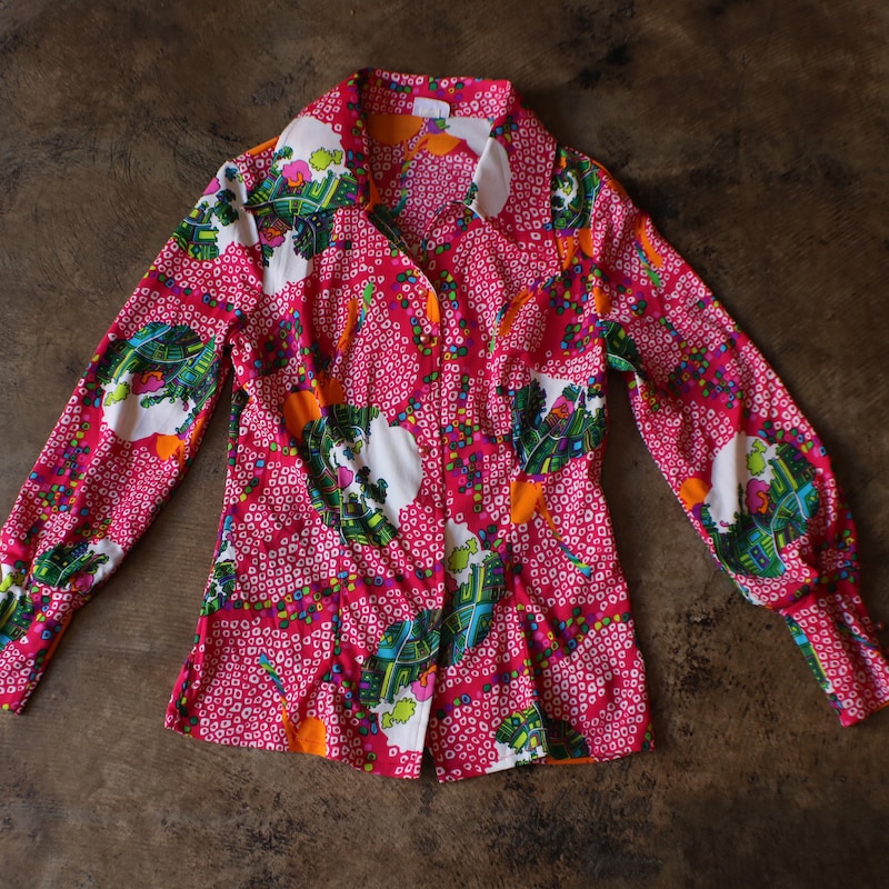 Womens 1970s Button Up - Etsy