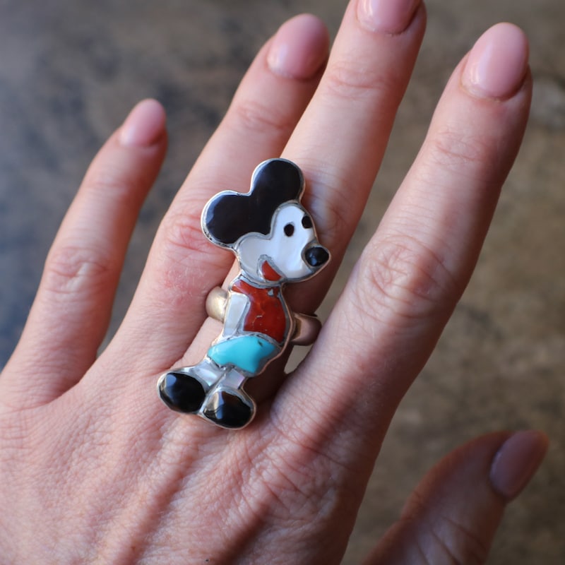 Mickey Mouse Ring - Etsy