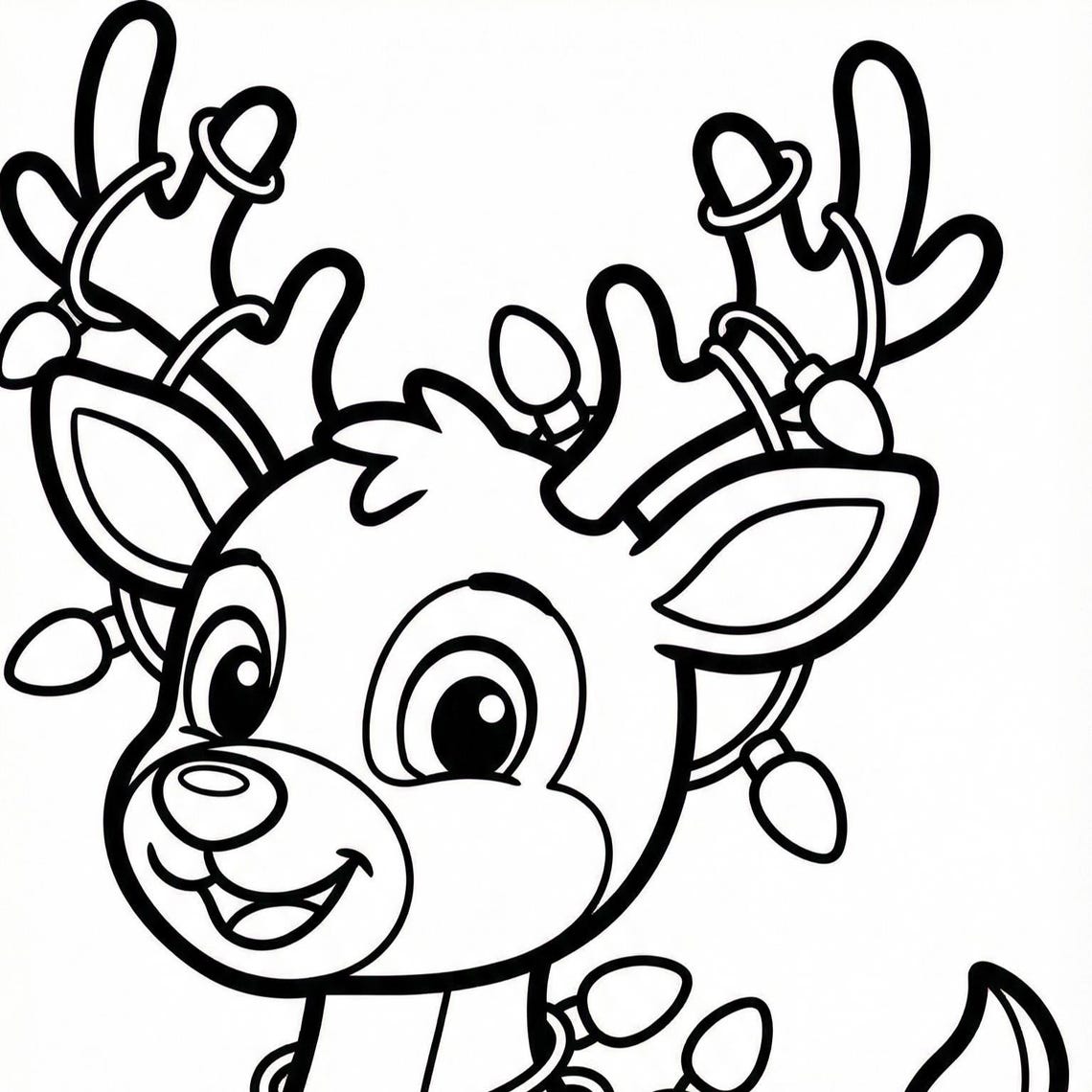 Winter Holiday Line Art Set – 10 Kids Printable Pages - Etsy