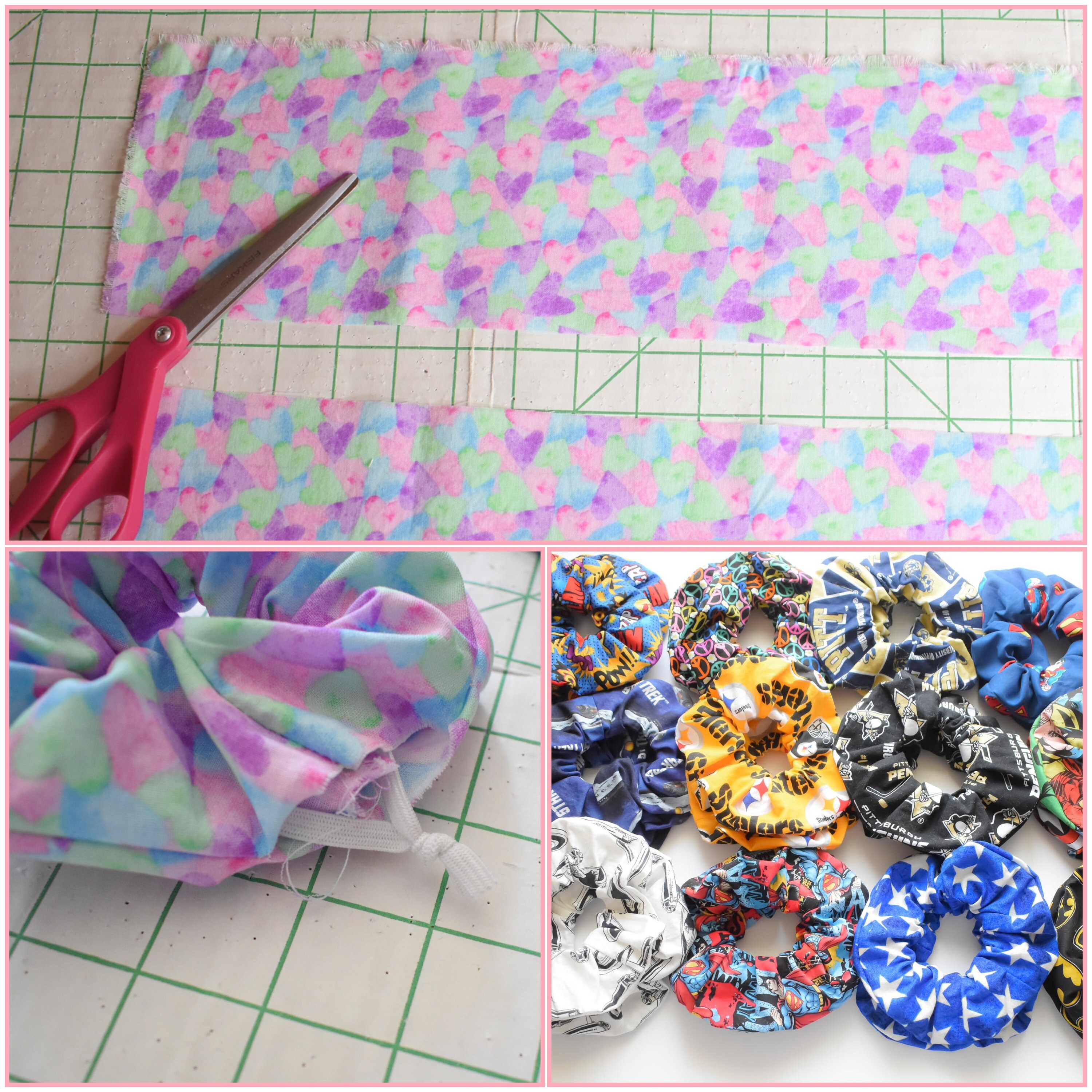 DIY Hair Scrunchies Sewing Pattern - Etsy