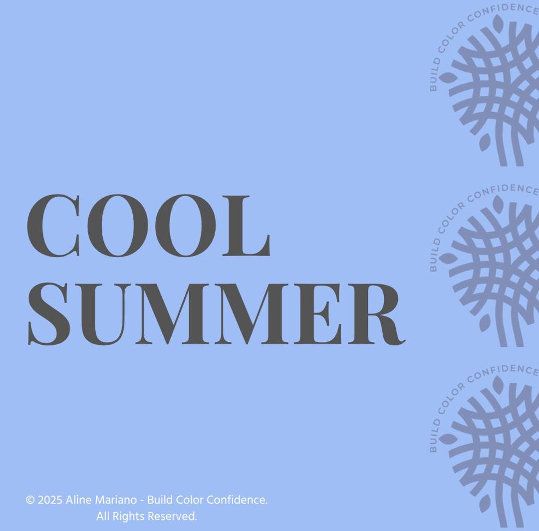 Cool Summer Colour Palette | True Summer | Seasonal Digital Guide ...