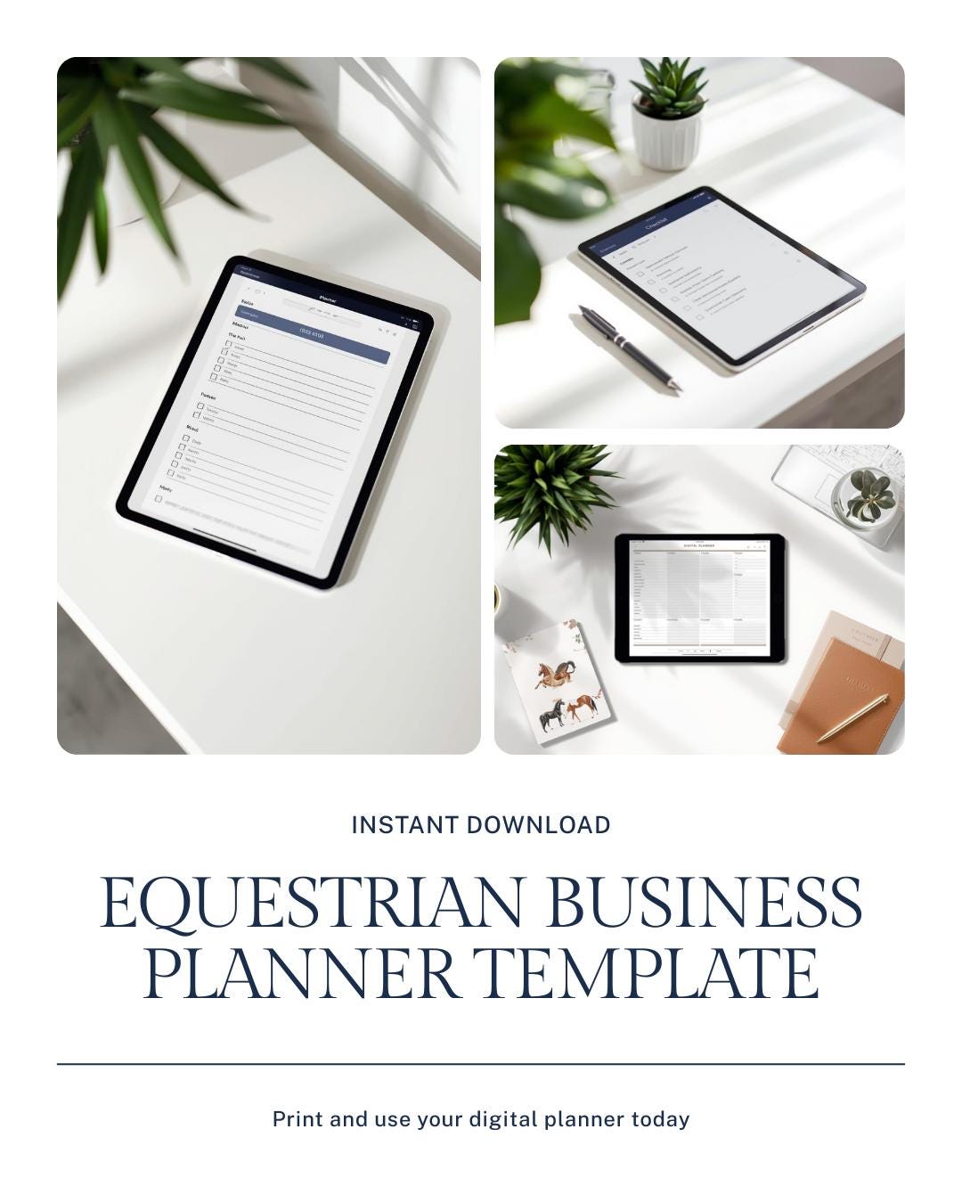 Barn Management Planner Printable | Horse Stable Checklists | Boarding ...