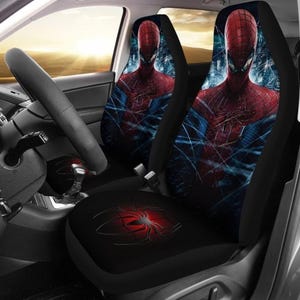 Amazing Spider-man Car Seat Covers Fan Gift Superhero Vehicle Interior ...