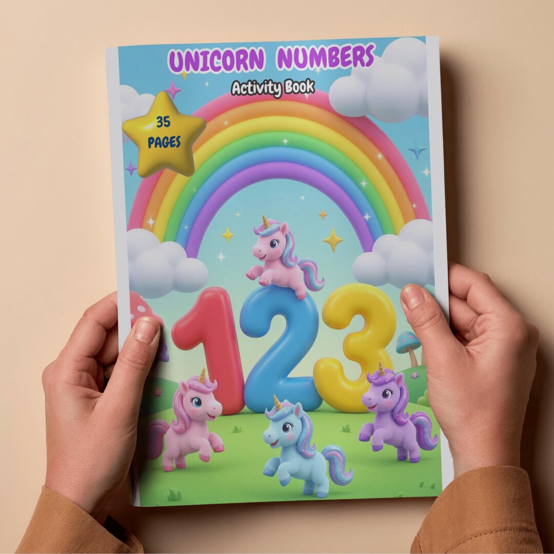 Unicorn Number Tracing | Preschool Math Worksheet | Handwriting ...
