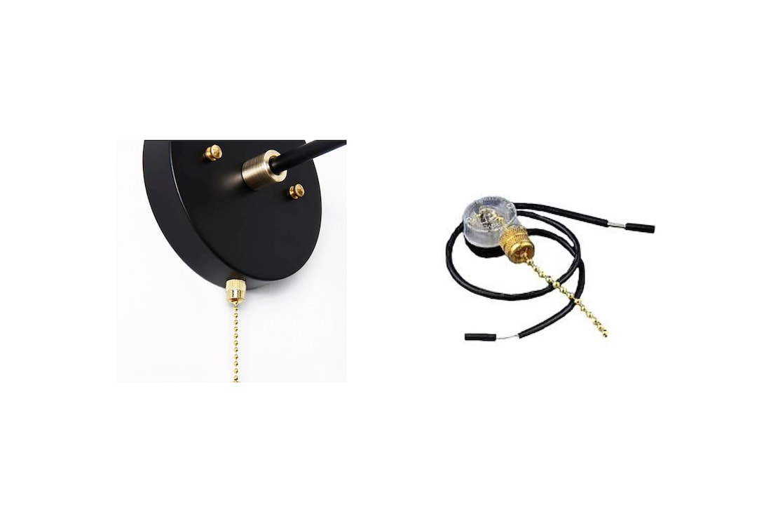 Add Pull Chain Switch to Fixture Light Base - Etsy