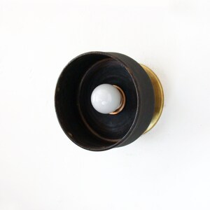Rustic Dark Brown Ceramic Sconce Light Rustic Wall Fixture Light Rustic ...